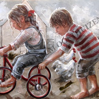 Tricycle Angels | A4 Paper Print – House Of Maria ZA