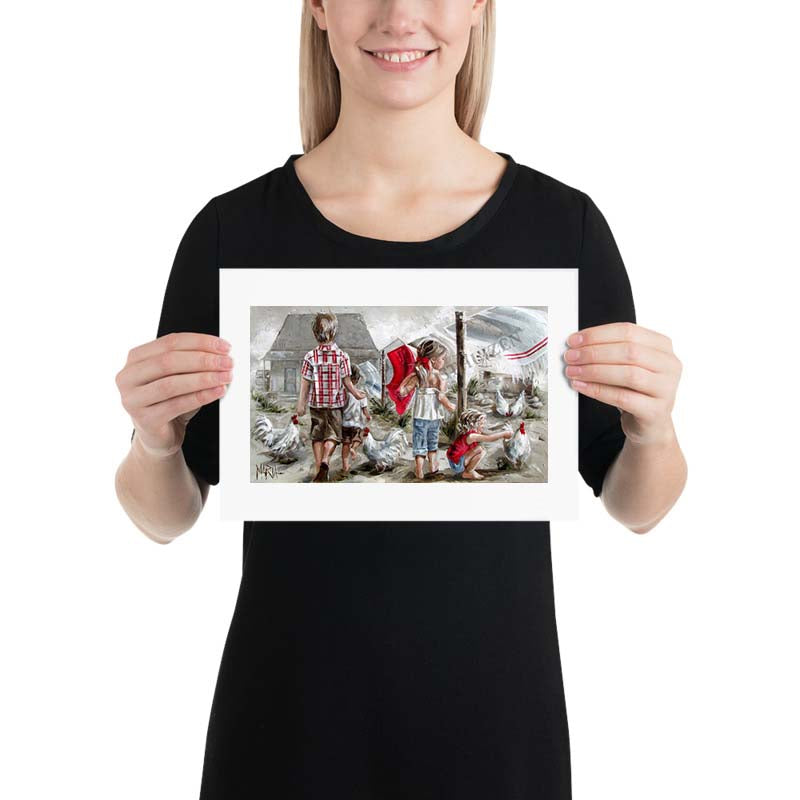 Plaas werf | A4 Paper Print - House Of Maria ZA