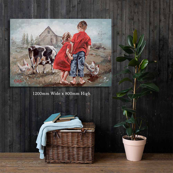 Melk Plaas | Canvas Prints - House Of Maria ZA