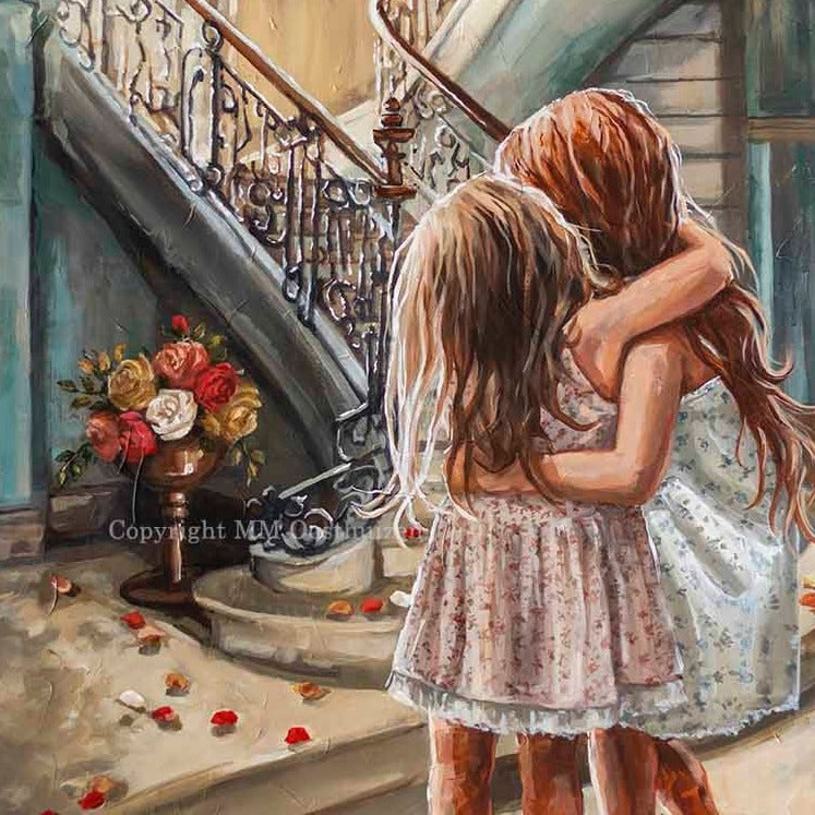 Sisters A3 Paper Print House Of Maria Za