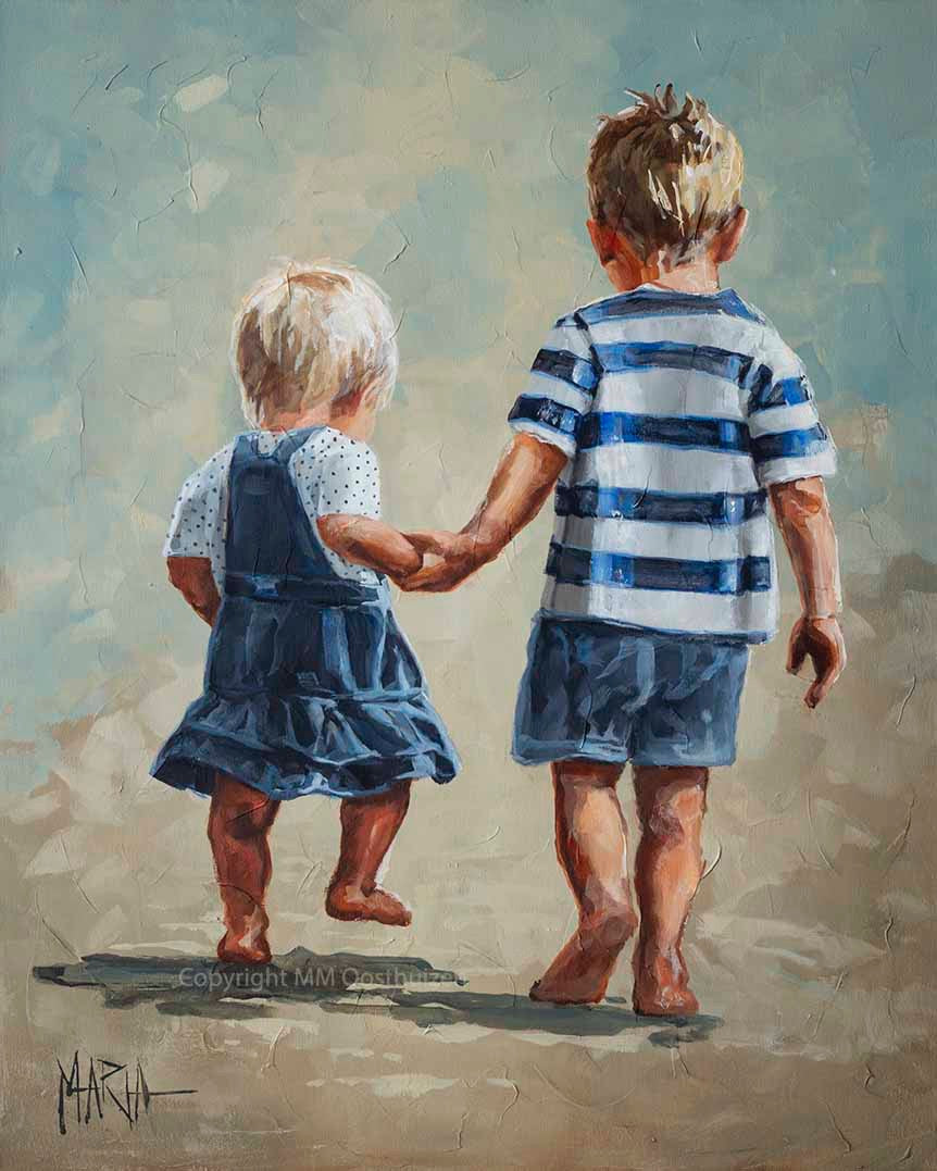 Hand aan Hand | A3 Paper Print - House Of Maria ZA