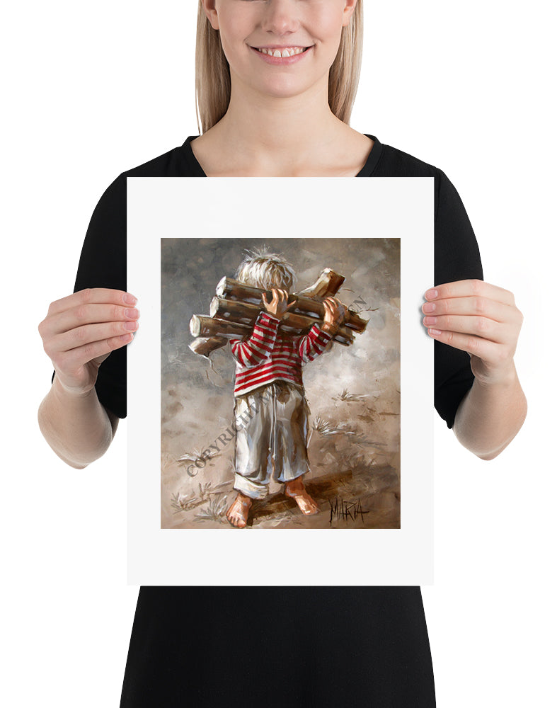 Kaggel hout | A3 Paper Print - House Of Maria ZA