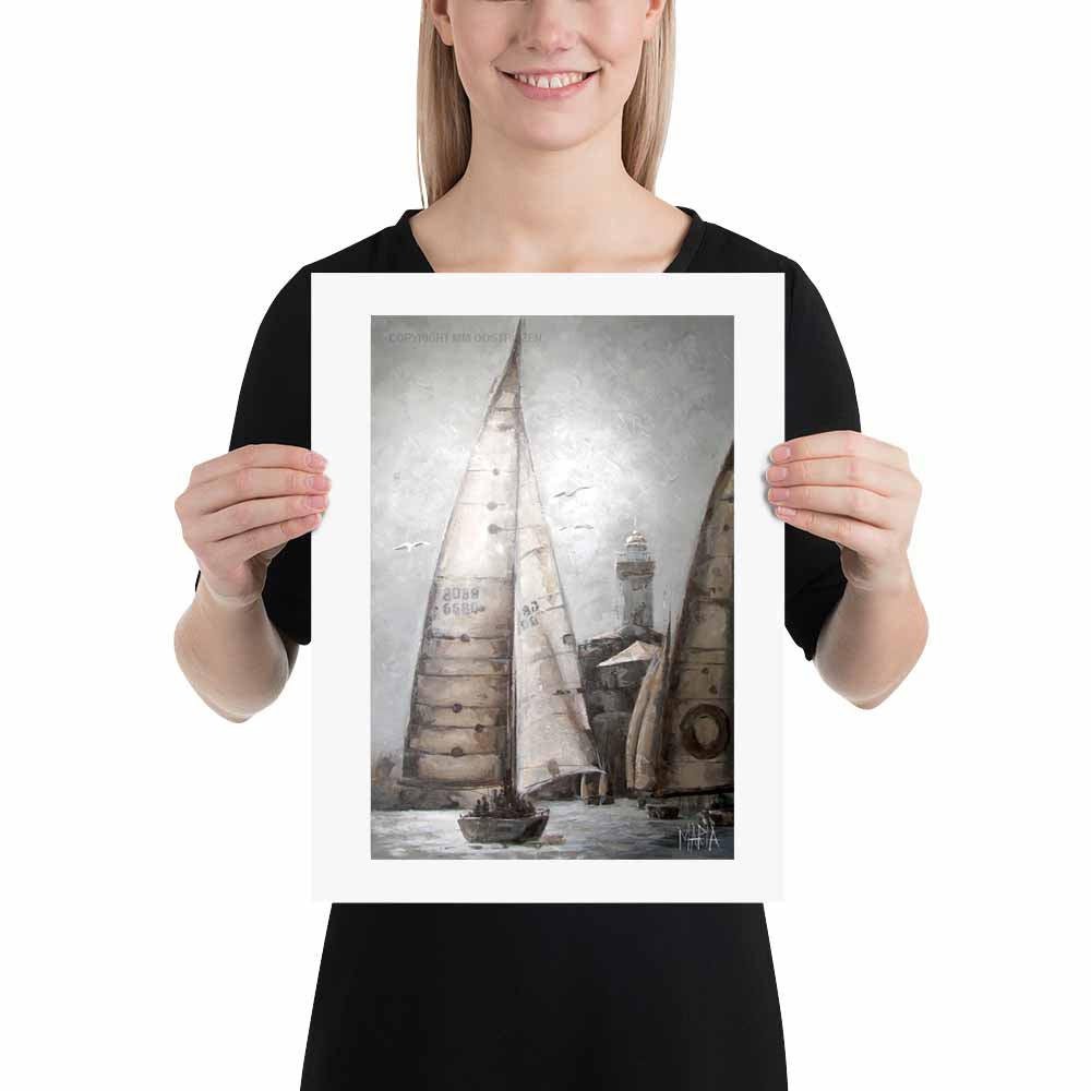 Seil bote | A3 Paper Print - House Of Maria ZA