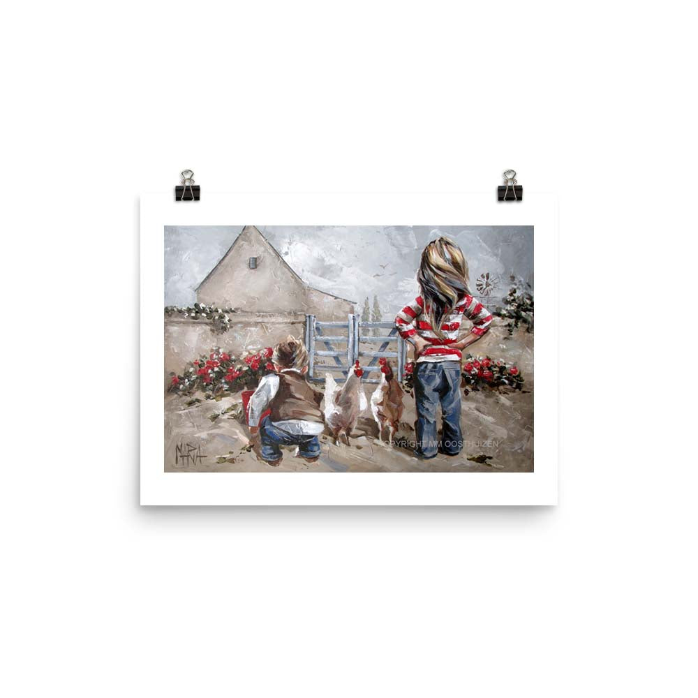 Plaas Hekkie | A3 Paper Print - House Of Maria ZA