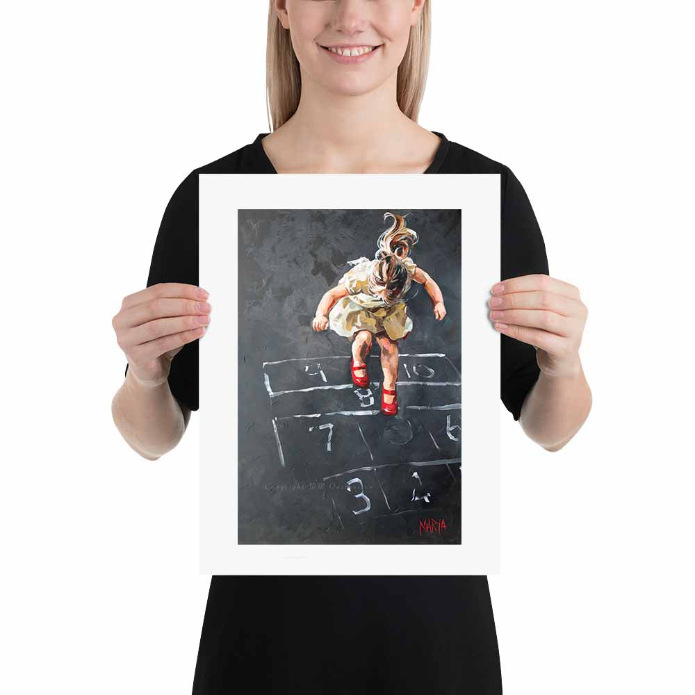 Hopscotch | A3 Paper Print - House Of Maria ZA