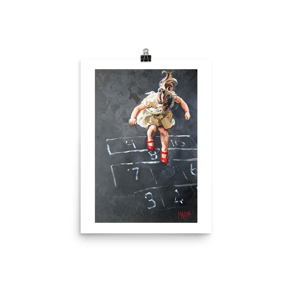 Hopscotch | A3 Paper Print - House Of Maria ZA