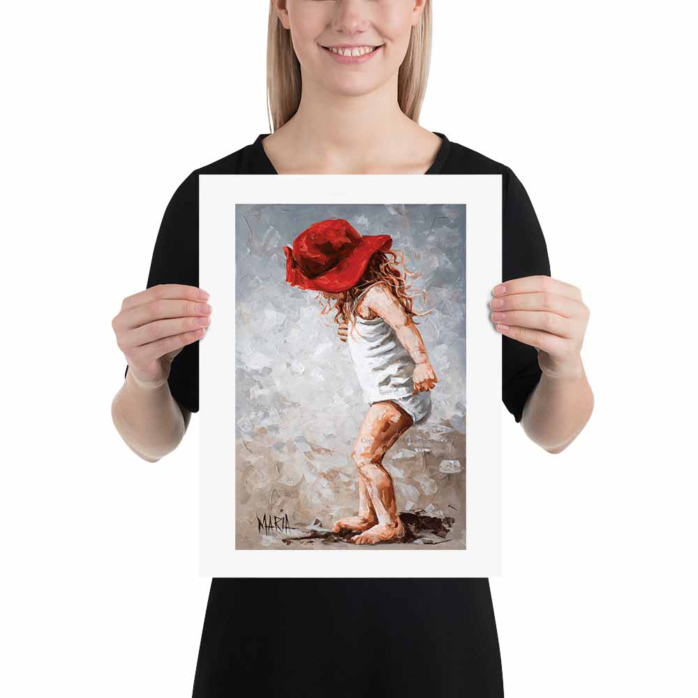 Little Red Warriors I | A3 Paper Print - House Of Maria ZA