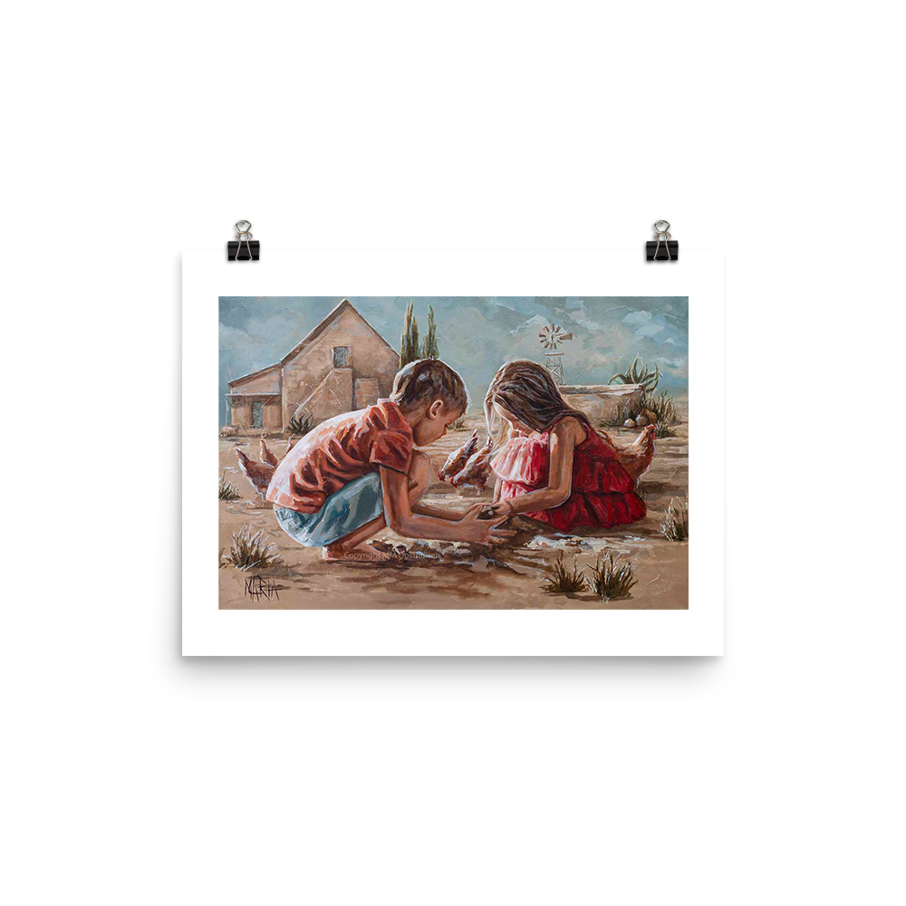 Plaas Kinders | A3 Paper Print - House Of Maria ZA