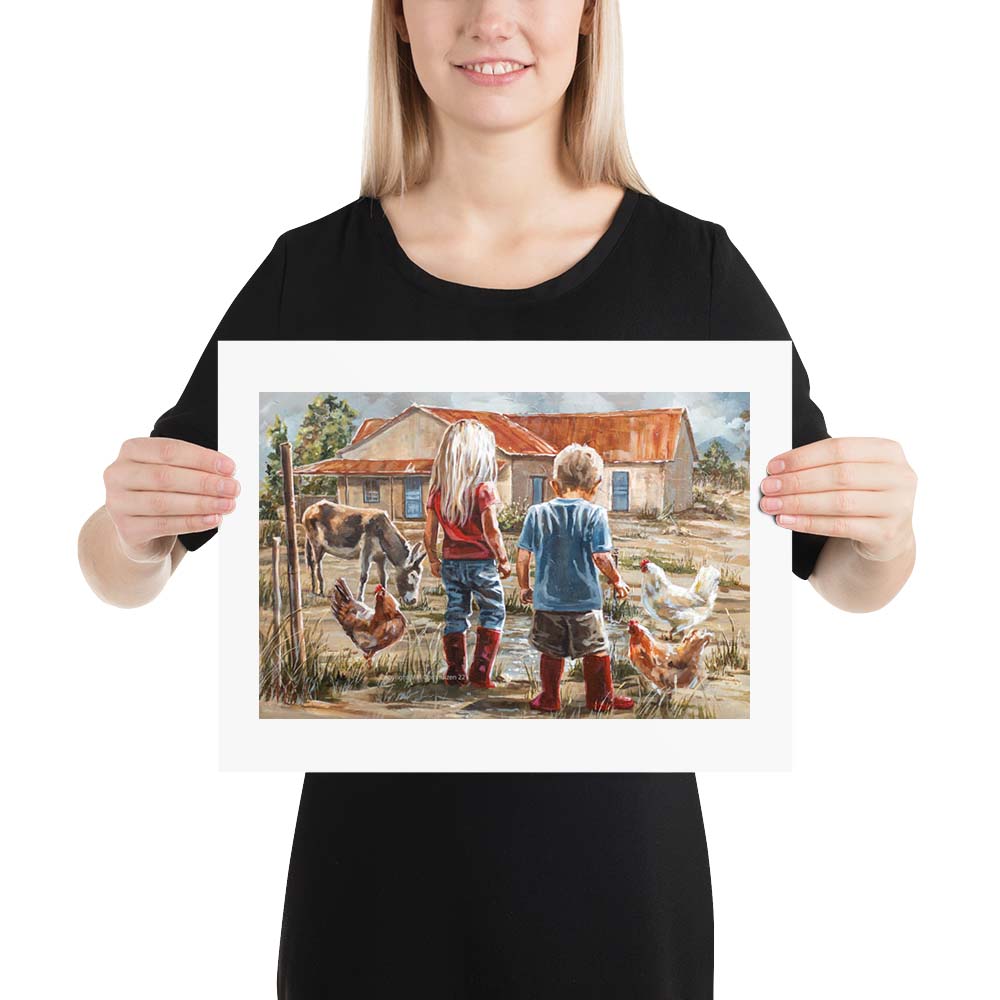 Plaas lewe | A3 Paper Print - House Of Maria ZA