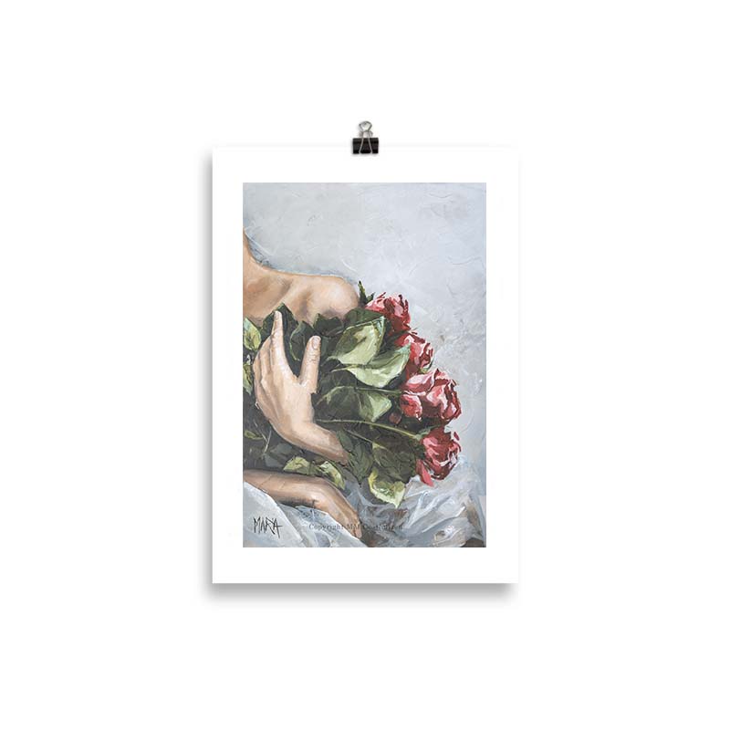 Red Roses | A4 Paper Print - House Of Maria ZA