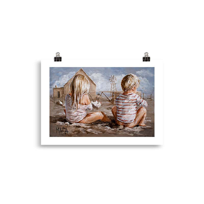 Windmeul kinders | A4 Paper Print - House Of Maria ZA