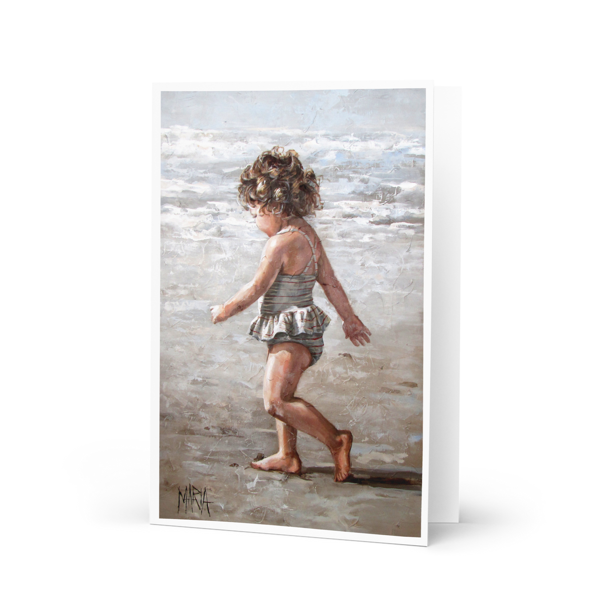 Loop op die strand | Greeting Card - House Of Maria ZA