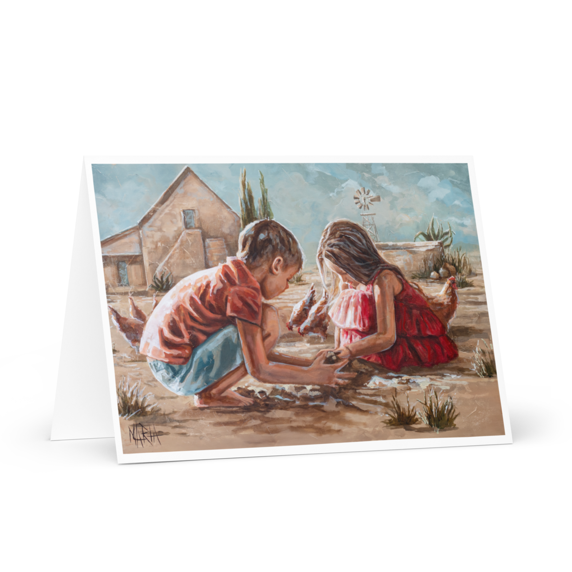 Plaas Kinders | Greeting Card - House Of Maria ZA